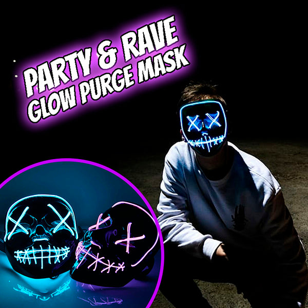 🎃Halloween Special🎃 Party & Rave Glow Purge Mask – BooGham